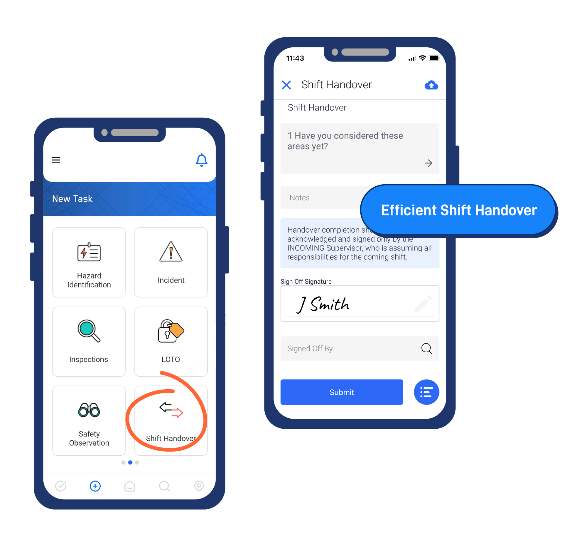 Shift Handover Management Software | Evotix